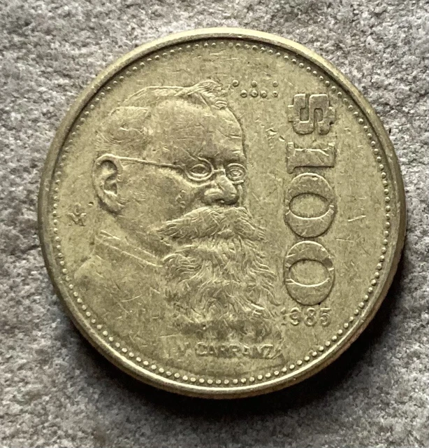 VINTAGE 1985 MEXICO 100 Pesos Coin Mexican $0.99 - PicClick CA
