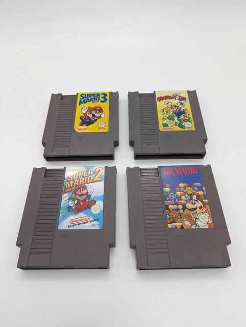 NINTENDO NES SUPER Mario Bros Collection Mario 2,3, Dr Mario, Mario ...