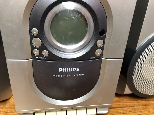 PHILIPS MC150 MICRO System Powers Up+Radio, Tape Stuck/CD Not Working ...