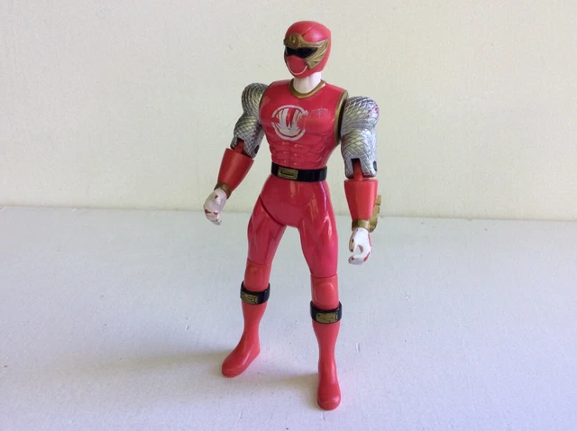 Power Rangers Ninja Storm Red Wind Ninja Battle Figure Bandai 2003 7079