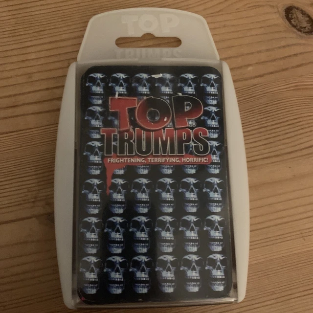 TOP TRUMPS - Frightening, Terrifying, Horrific! Horror Top Trump Cards ...