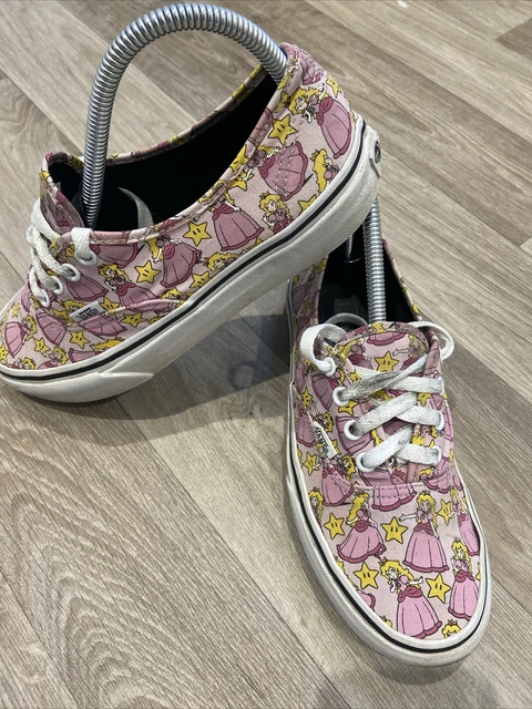 VANS NINTENDO SUPER Mario Princess Peach Shoe Women's Size 5 Uk RARE £ ...