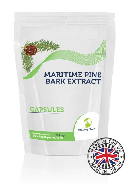MARITIME PINE BARK 100mg Natural Capsules Pack of 500 Pills £62.26 ...