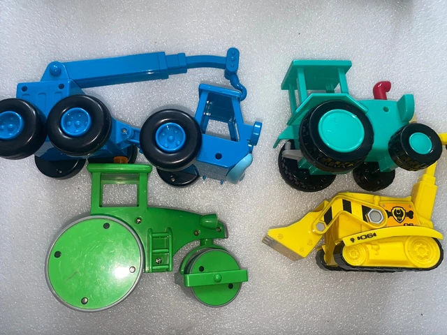 BOB THE BUILDER Toy Vehicles Bundle Roley Lofty Travis Tractor Crane ...