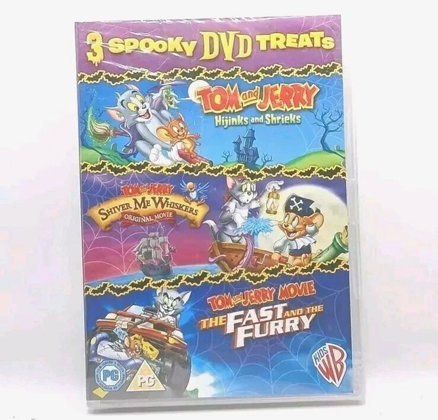 TOM & JERRY 3 Film Set Hijinks & Shrieks Shiver Me Whiskas Fast & The ...