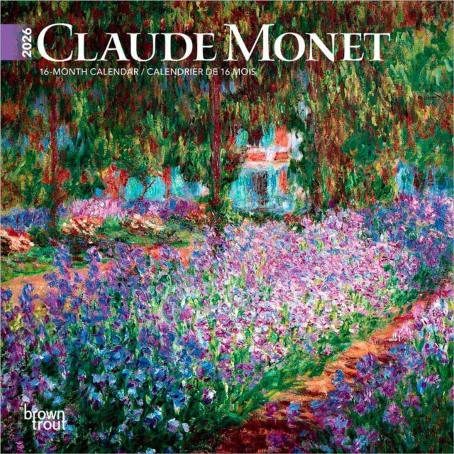 MONET, CLAUDE 2026 Mini 7x7 English French Calendar (Calendar) £8.44 ...