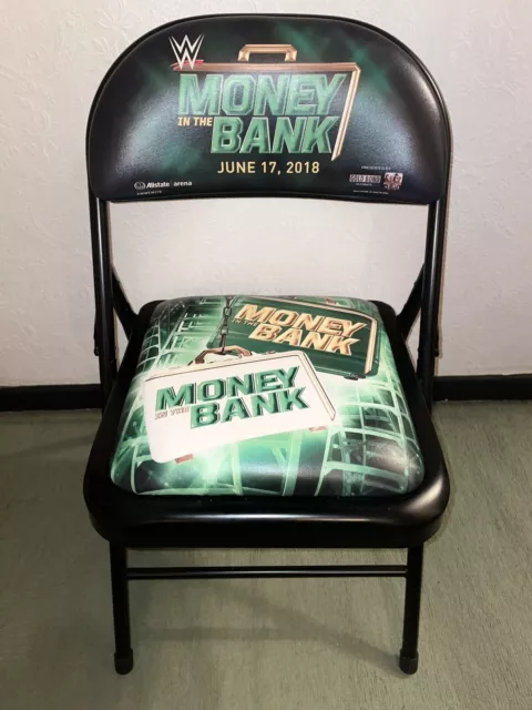 Wwe Wrestling Money In The Bank 2018 Ringside Vip Chair Memorabilia Wwf Ppv Mitb £11500