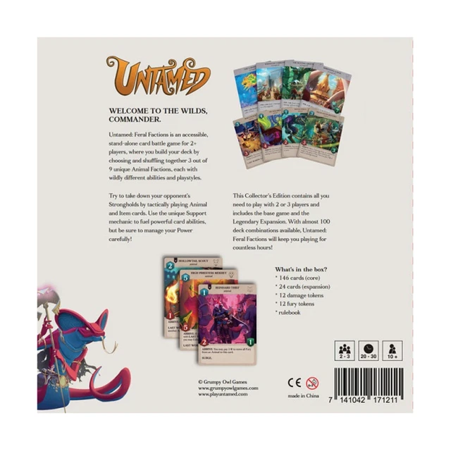 GRUMPY OWL BOARD Game Untamed - Feral Factions - Spirit Strike (Spirit ...