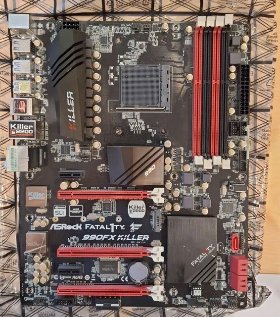 AMD ASROCK FATAL1TY 990FX Killer AM3+ Motherboard £64.99 - PicClick UK