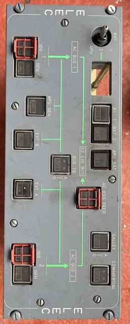 AIRBUS A330 OVERHEAD Panel ELEC £80.00 - PicClick UK