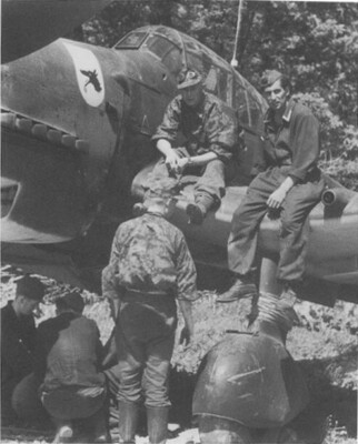 WW2 WWII PHOTO German Luftwaffe Ju87 Stuka Dive Bomber Crew World War ...
