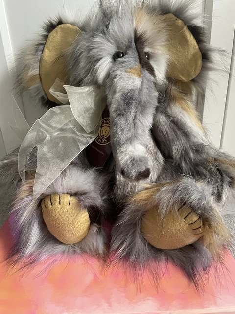 CHARLIE BEAR EDGAR. Woolly Mammoth 38cm Teddy £47.52 - PicClick UK
