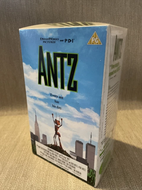 VINTAGE COLLECTABLE ANTZ VHS Limited Edition Gift Pack With Beanie ...