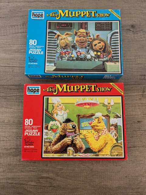 2 X THE MUPPET SHOW - Vintage 80 Piece Jigsaw Puzzles (1976) Hope COMPLETE £16.31 - PicClick UK