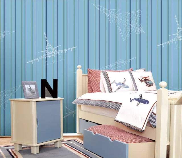 3D GRAFFITI AIRCRAFT ZHUA4503 Wallpaper Wall Murals Removable Self ...