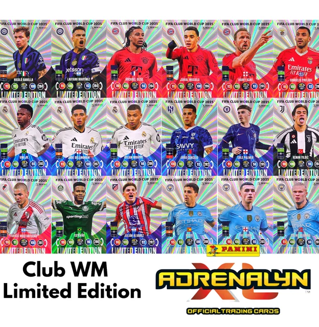 PANINI - FIFA Club World Cup 2025 - Adrenalyn XL - LIMITED EDITION ...