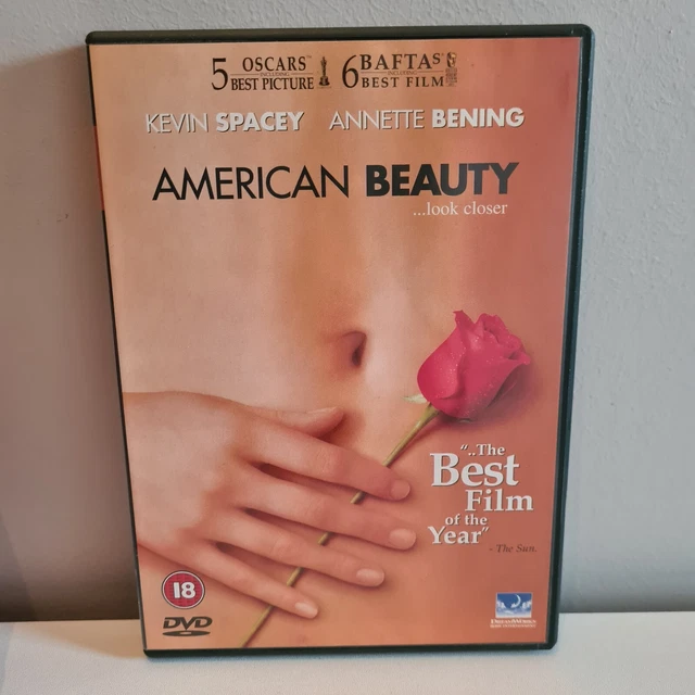 AMERICAN BEAUTY DVD - Kevin Spacey - Annette Bening - PAL - Cert 18 ...