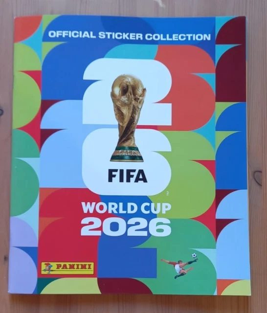 PANIN FIFA WORLD CUP 2026 OFFICIAL STICKER COLLECTION ALBUM--EMPTY £5. ...