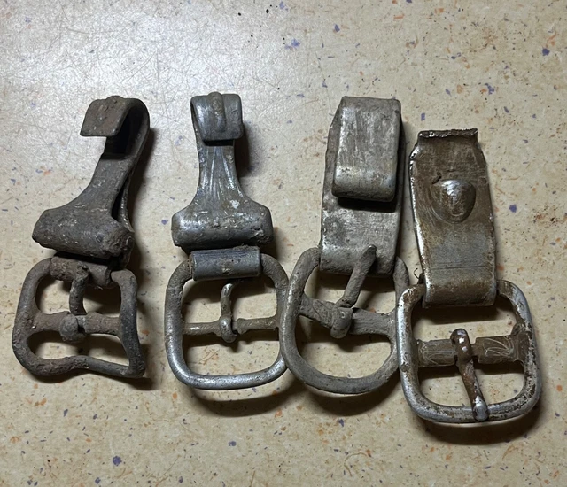 WW2 WWII GERMAN Wehrmacht rucksack backpack tornister strap buckles ...