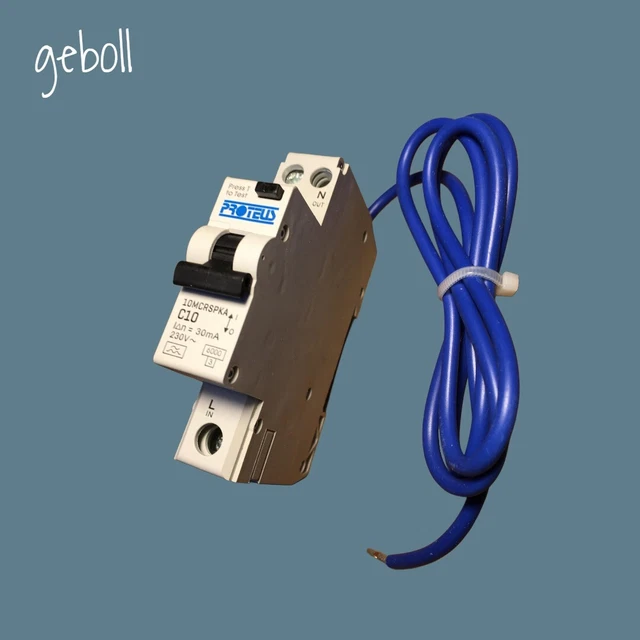 NEW PROTEUS 10MCRSPKA Rcbo Proteus 10 Amp Rcbo 2P 10A C10 Single Module ...