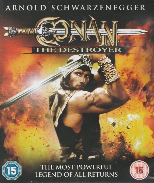 CONAN THE DESTROYER Blu-ray 1984 Arnold Schwarzenegger/Grace Jones ...