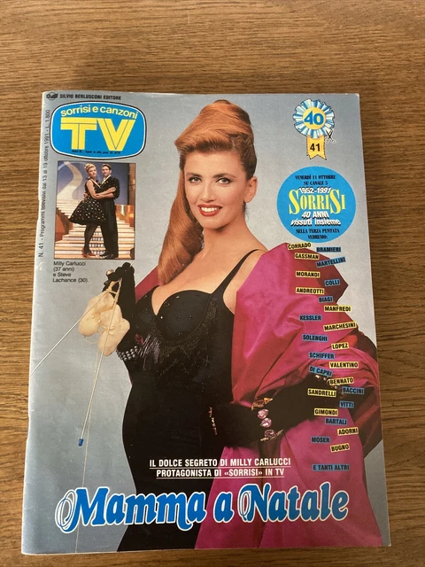 Tv Sorrisi E Canzoni 1991 Cristina Davena Pooh Buscaglione Catalogo