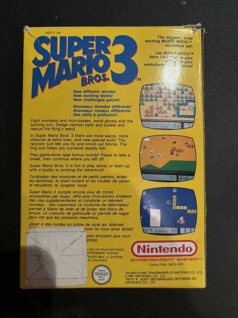 SUPER MARIO BROS 3 NES EUR 10,00 - PicClick IT