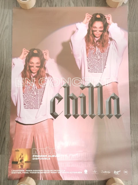 AFFICHE CONCERT CHILLA En Concert Album Mun Rap Francais 68x99 Cm EUR ...