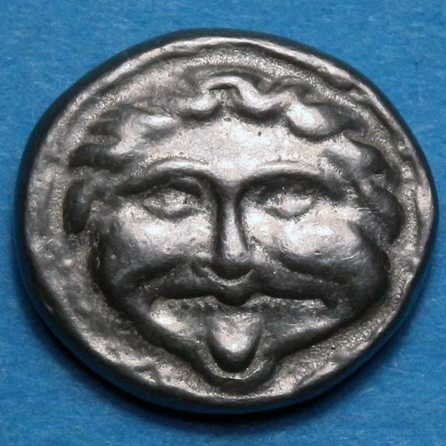 ANCIENT GREEK COIN-SILVER hemidrahm Parion Mysia-circa 350-300 B.C ...