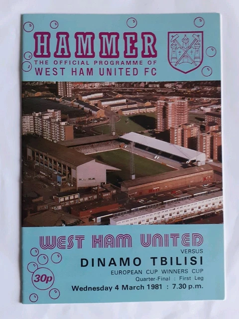 9 WEST Ham United Football Programmes. 1980/81-86/87 £4.37 - PicClick UK