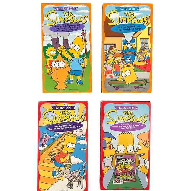 THE BEST OF The Simpsons (1990) VHS Lot - 4 Tapes £11.80 - PicClick UK
