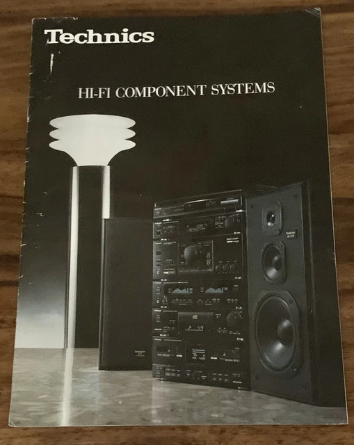 TECHNICS HI FI Components System Brochure 1992 £9.99 - PicClick UK