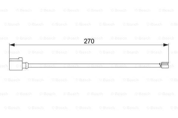 BOSCH 1987474564 CONTACTO de aviso. desgaste de los frenos EUR 19,00 ...