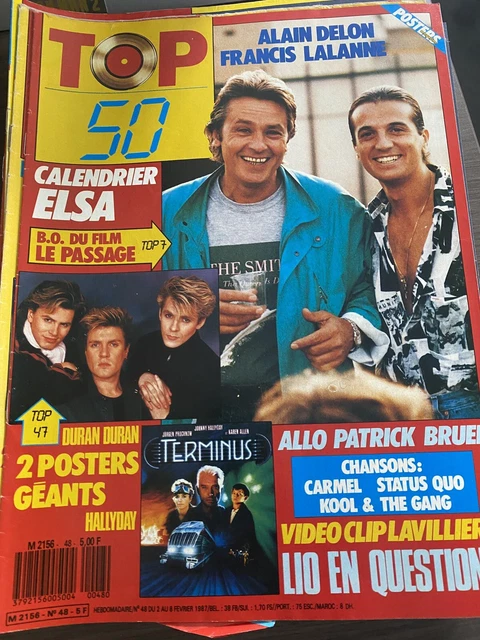 MAGAZINE TOP 50 Numéro 48 Du 2 Au 8 Février 1987 Bruel Lavilliers Lio ...