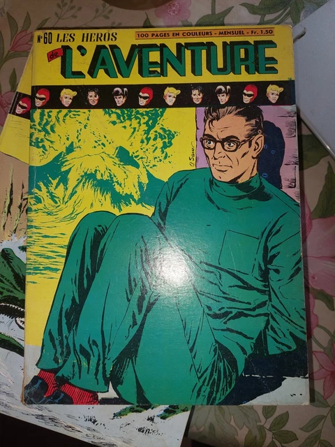 Les Heros De Laventure 60 Fantome Bengale Bd Eo Ed Remparts 1969 Tbe