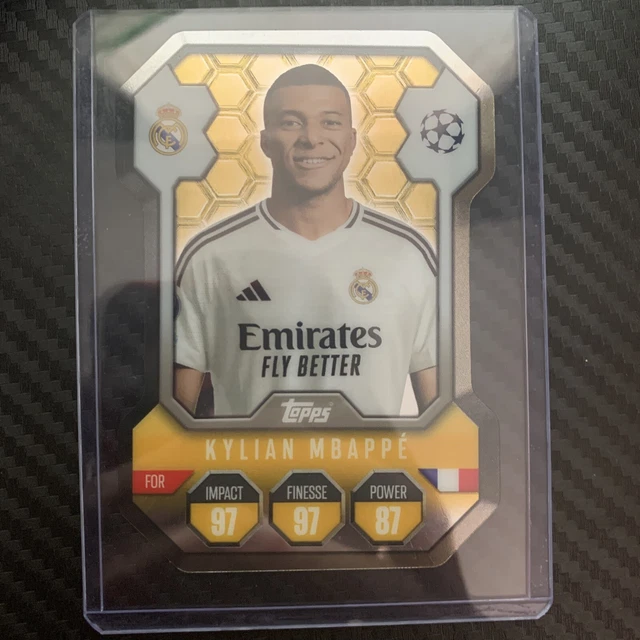 TOPPS MATCH ATTAX 2024/25 2025 Kylian Mbappe Real Madrid Pro Elite ...