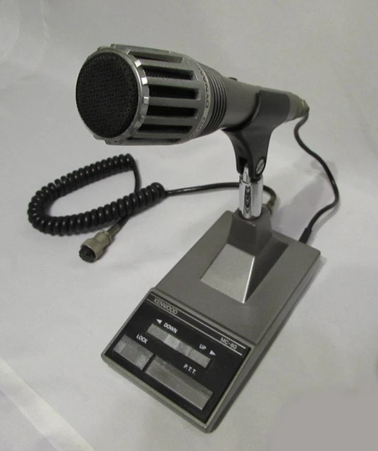 KENWOOD MC-60 DYNAMIC Desktop Microphone Ham CB Radio Working Tested ...