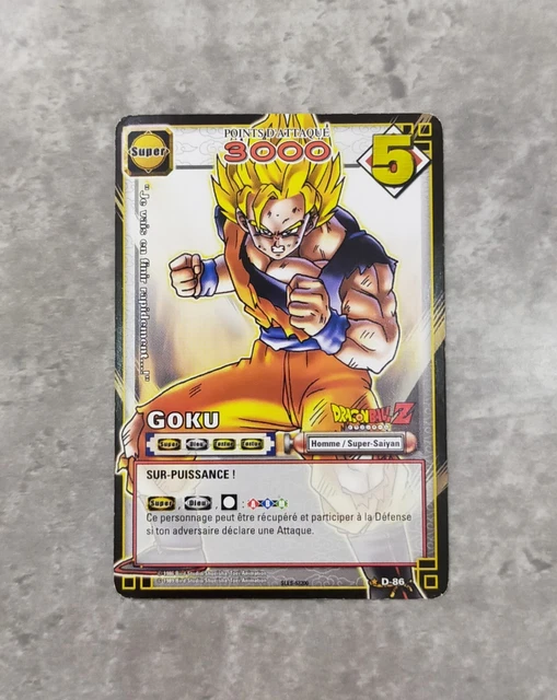 DRAGON BALL Z DBZ Jcc Cartes à Jouer et à Collectionner Cardgame D-86 ...