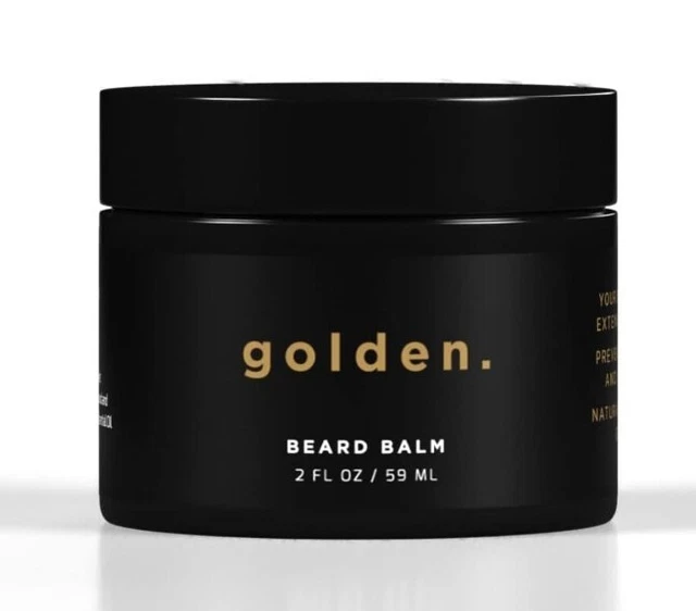 GOLDEN BEARD BALM for Men Strengthens & Softens Beards and Mustaches ...