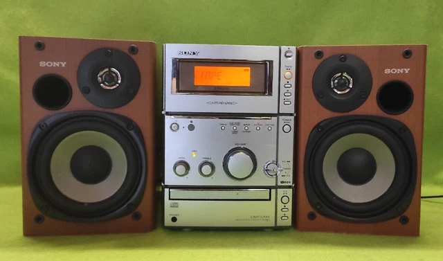 SONY MICRO/MINI/SHELF Stereo Hi-Fi System Model No CMT-CPX1 CD & Tape ...