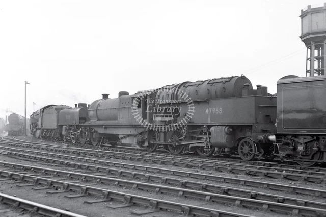 PHOTO BRITISH RAILWAYS Steam Locomotive 47968 at York - Neville Stead ...
