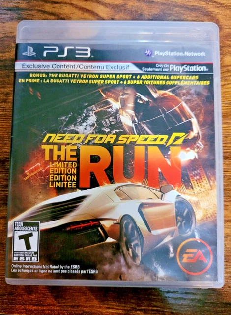 NEED FOR SPEED: The Run - Limited Edition (PS3, PlayStation 3, 2011 ...