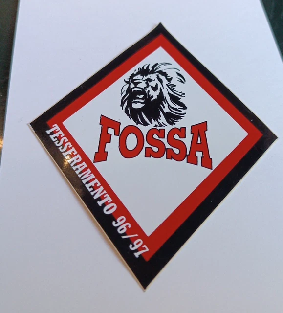 ADESIVO STICKERS STEMMA Simbolo Logo Crest Fossa Dei Leoni Ultras Milan ...