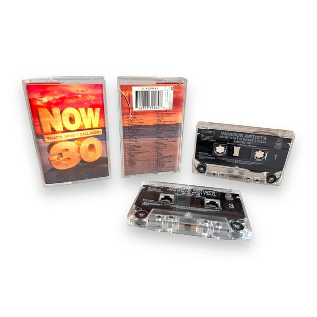 NOW THATS WHAT I Call Music 30 - Original Double Cassette Album - 1995 ...