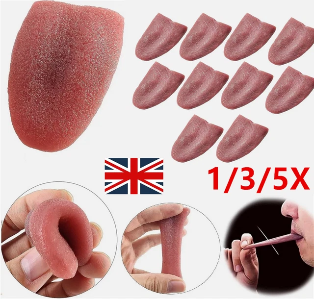 FAKE TONGUE FALSE Tongue Horrific Tongue Prop Tricks Tongue Toys Prop ...