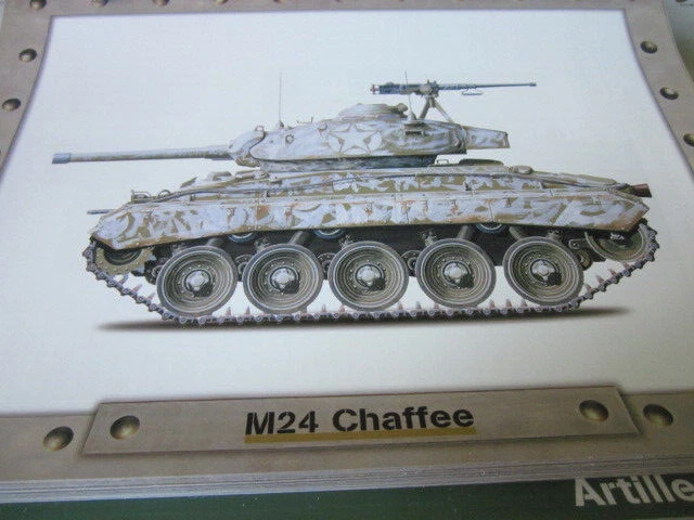 PANZER TYPENBLATT M24 Chaffee USA 1944 Zwei Blätter EUR 4,90 - PicClick DE
