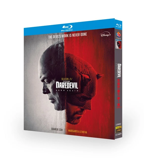 DAREDEVIL: BORN AGAIN Season 1 (2025) Series 2-Discs All Region Boxed ...