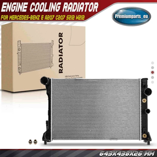 ENGINE COOLING RADIATOR for Mercedes-Benz E-Class A207 C207 S212 W212 ...