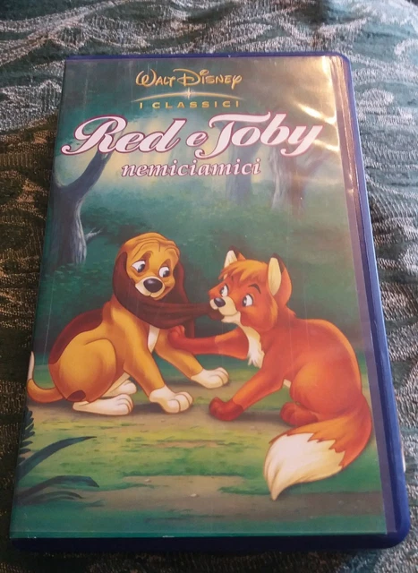 RED E Toby Nemiciamici Vhs Walt Disney Videocassetta Film Animazione ...