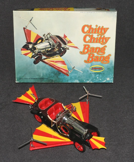 AURORA MODEL BUILT Up 1968 Chitty Chitty Bang Bang with Original Box ...